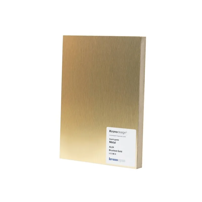 MDF deska KRONOSPAN s kovo laminátem Zlatá broušená AL04/6055