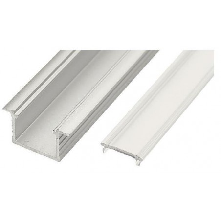 Hliníková lišta LL-05 pro LED osvětlení s krytkou
