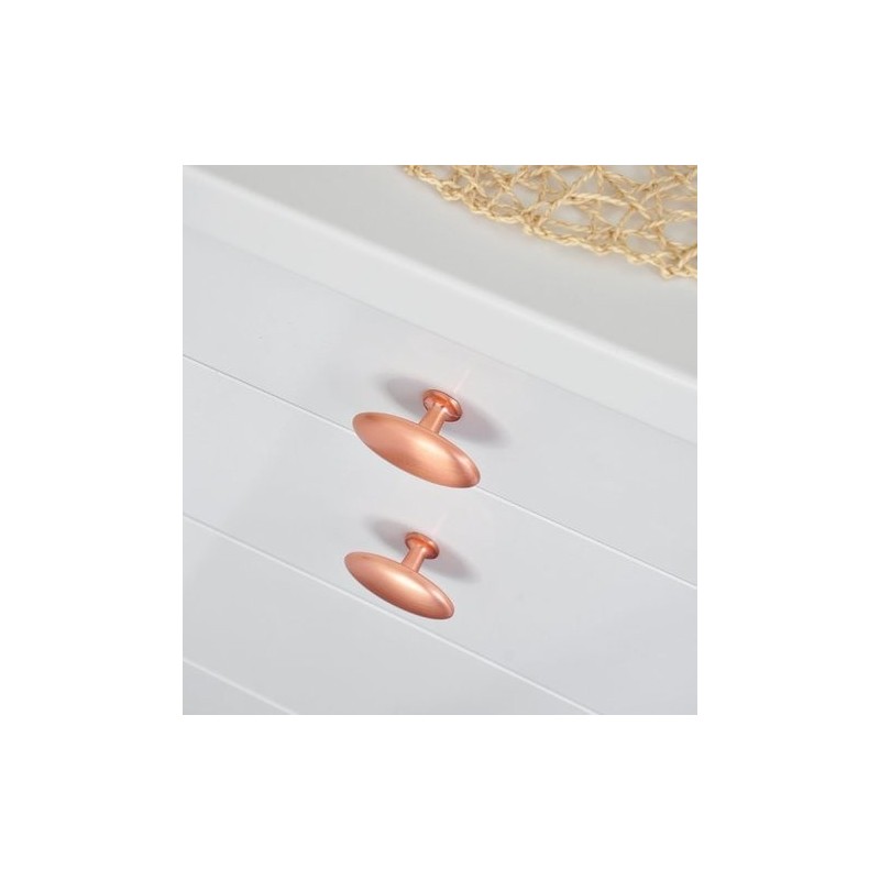 Úchytka knopka ALFREDO / Kartáčovaná měď